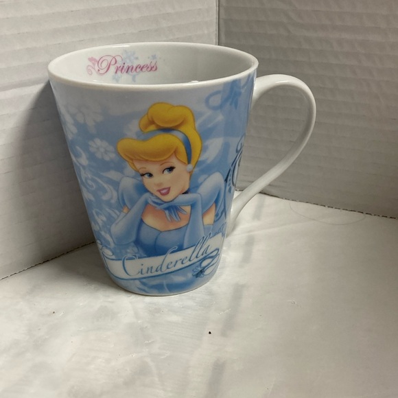 Disney | Kitchen | Vintage Disney Cinderella Ceramic Cup Mug Blue And ...